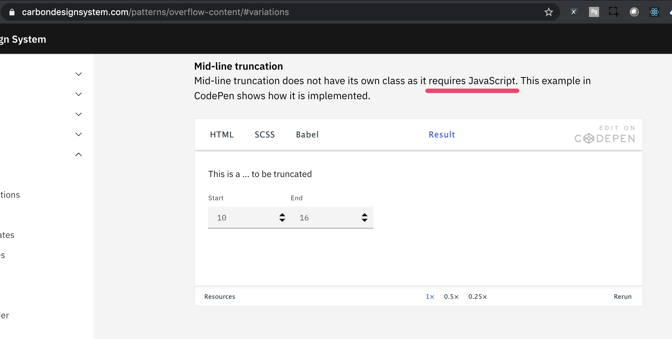 Enhancement: Overflow content - Mid-line truncation · Issue #5856 · carbon-design-system/carbon ...