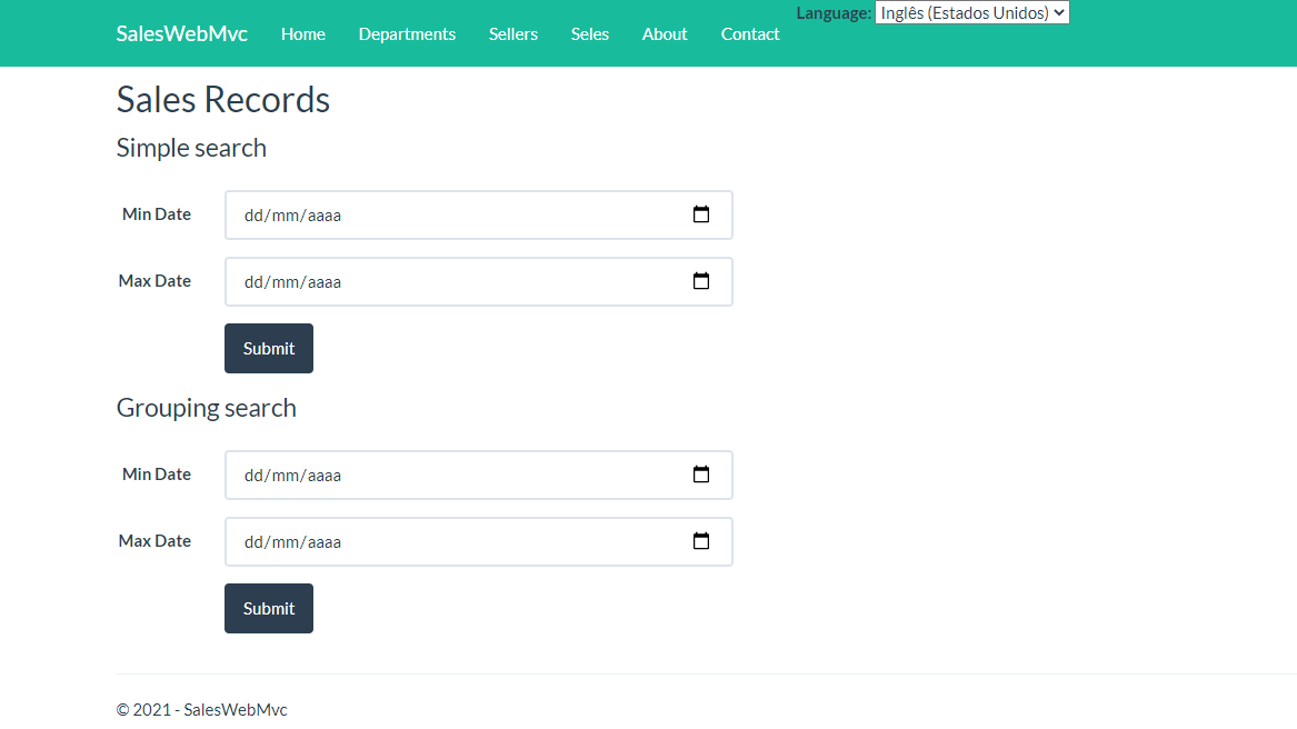 GitHub - Delsivan/SalesWebMvc