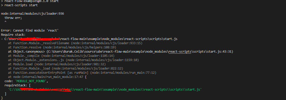 module not found error · Issue #2295 · xyflow/xyflow · GitHub