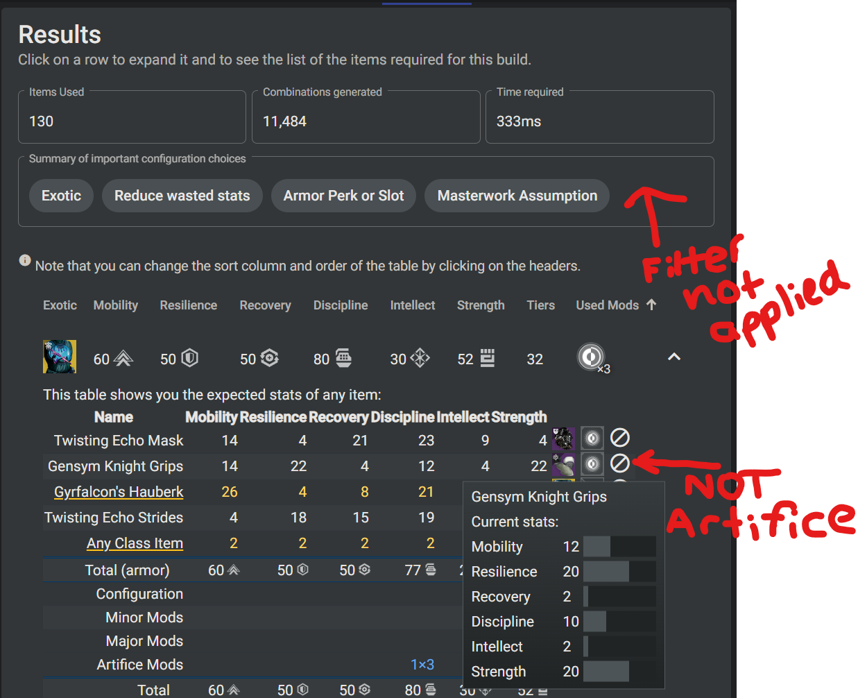 "Assume everything is artifice" appears to be always on even when toggled off · Issue #100 ...