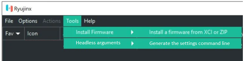 Ryujinx [Feature Request] Avalonia GUI - Headless build arguments tool