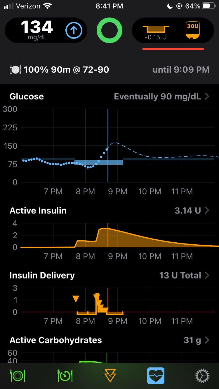 Message on bolus rec screen incorrectly references safety limit when prediction is above limit ...