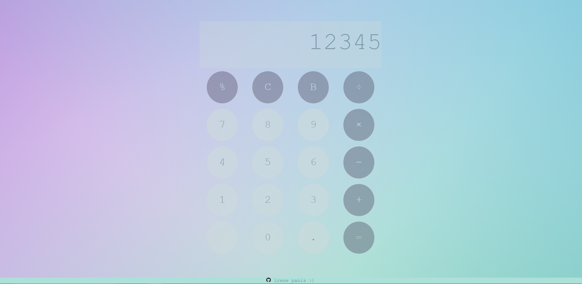 GitHub - irene-panis/calculator