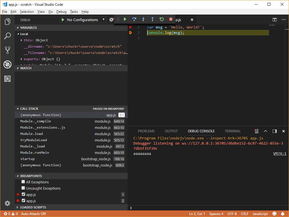 Debugger Log Message Isnt Export In Output Window · Issue 2212 · Dotnetvscode Csharp · Github