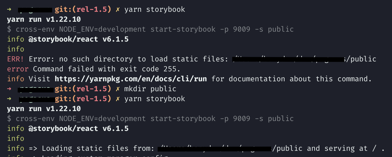 Storybook won't run without public folder · Issue #13196 · storybookjs/storybook · GitHub