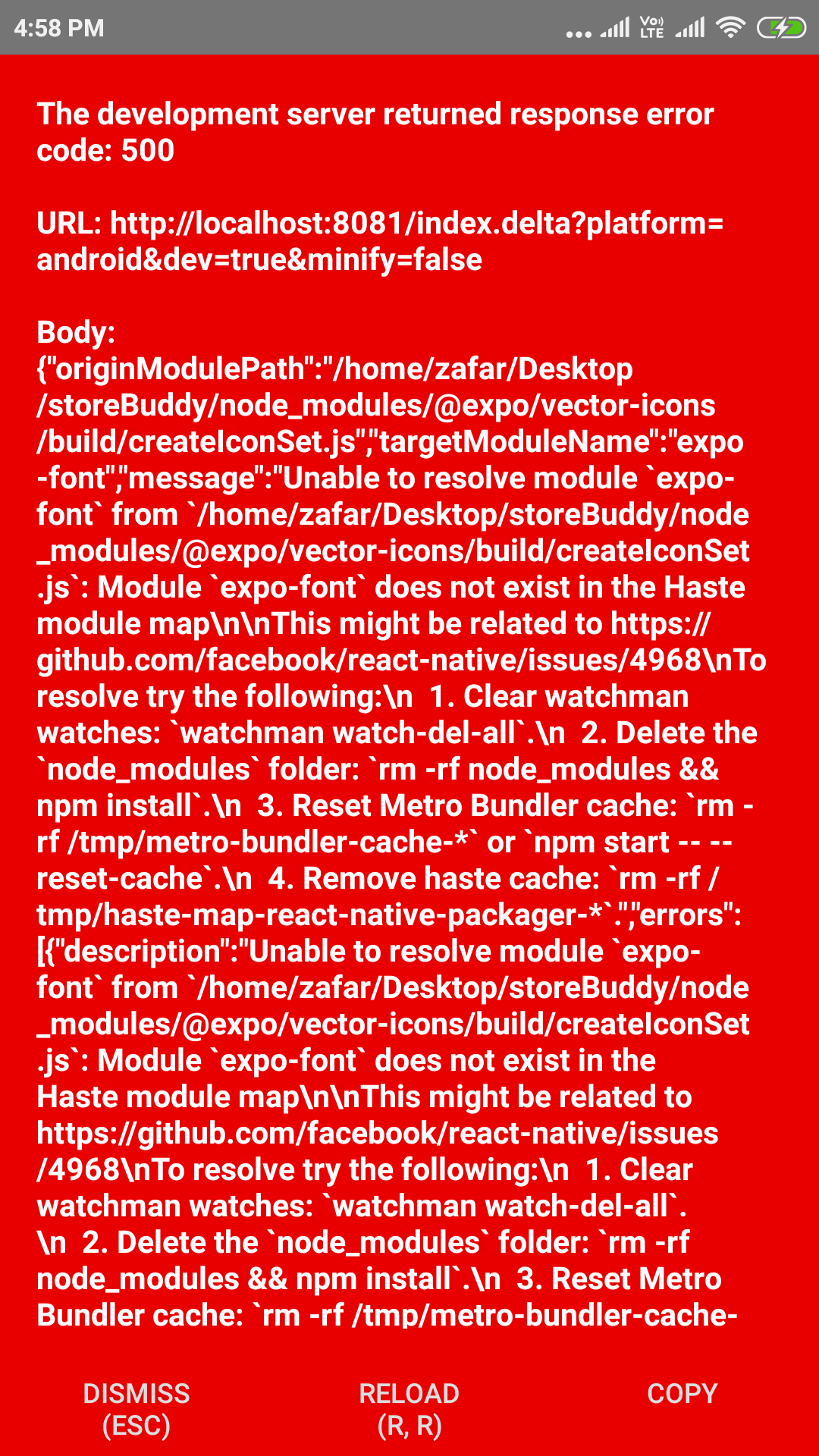 unable to resolve expo-font. Expo modules does not exist in the Haste module map · Issue #1027 ...