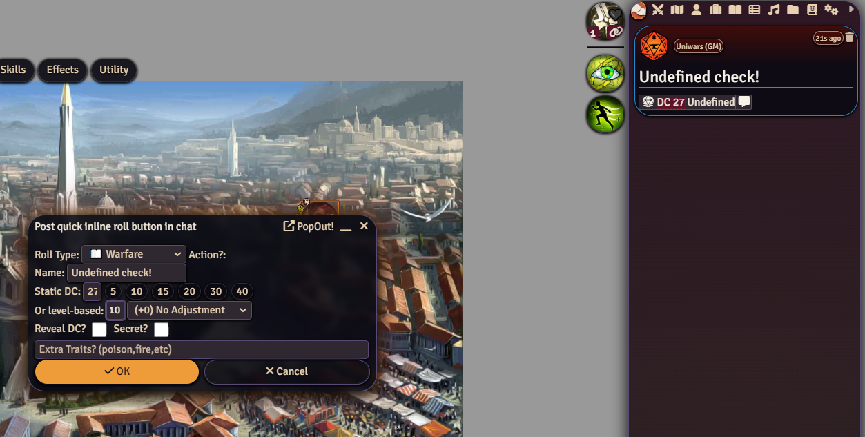 Unable to roll requested lore skill · Issue #10935 · foundryvtt/pf2e · GitHub