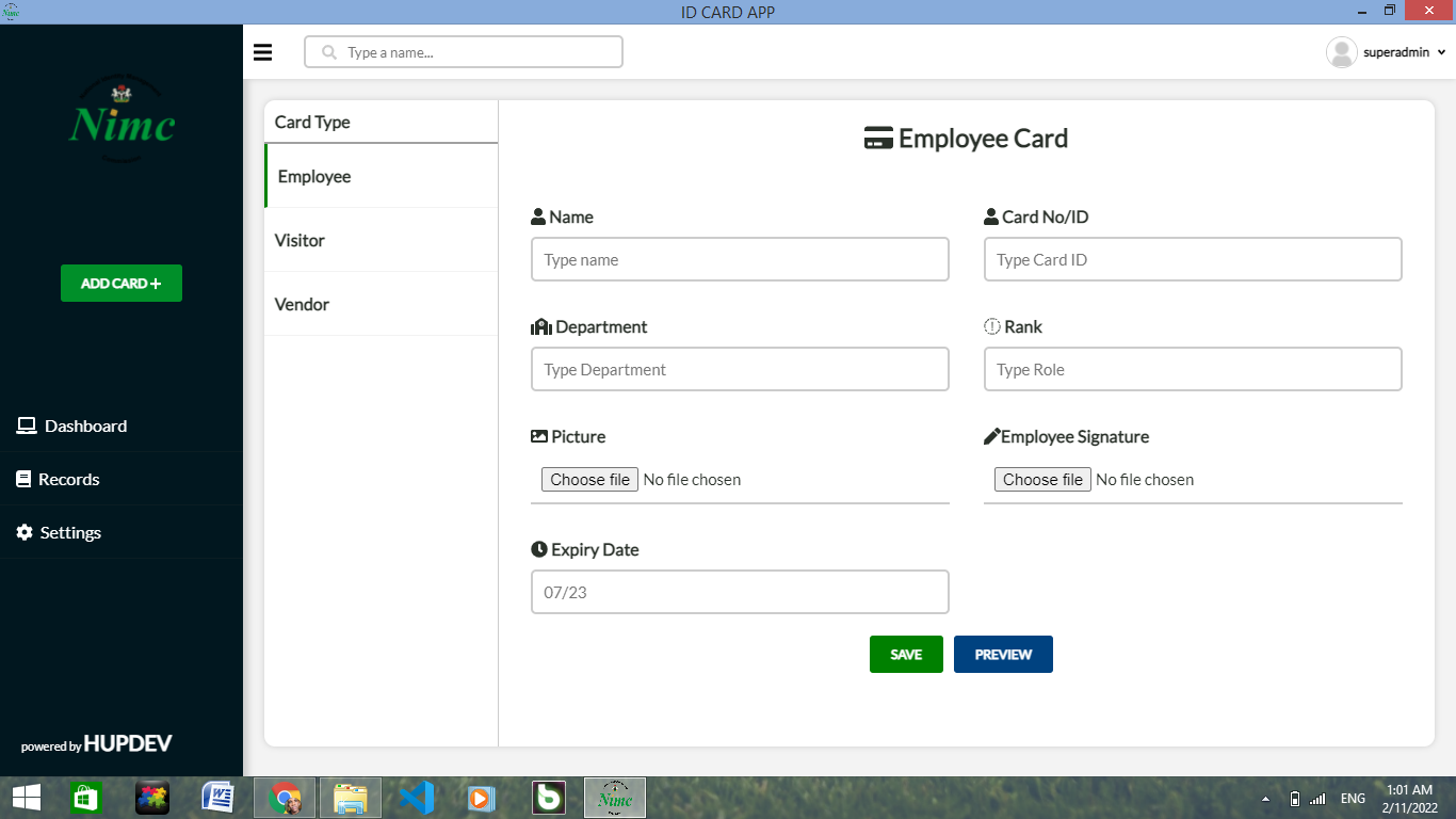 GitHub - odeypatrick/ID_CARD_MAKER: A desktop application used in making of ID cards