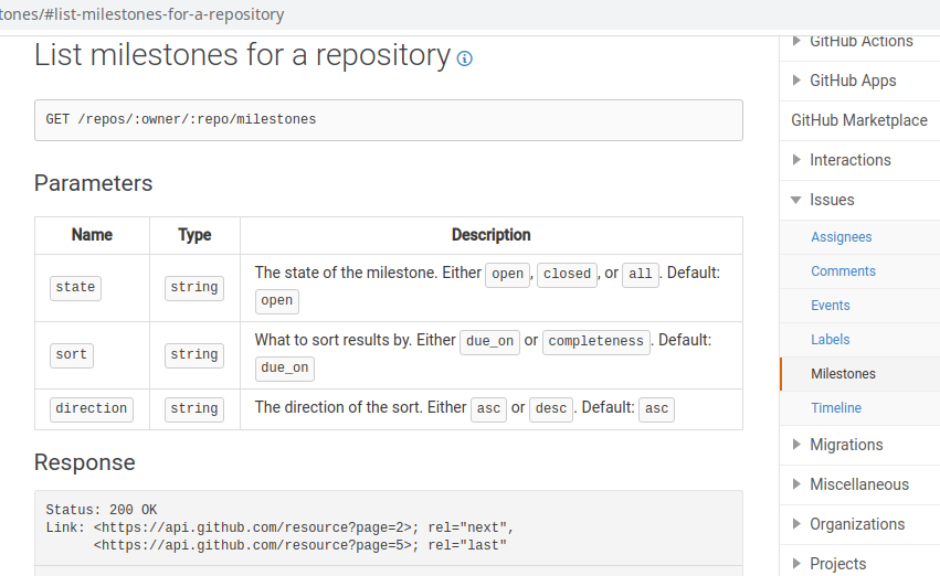 Does github milestone support to query all milestones? · Issue #1418 ...