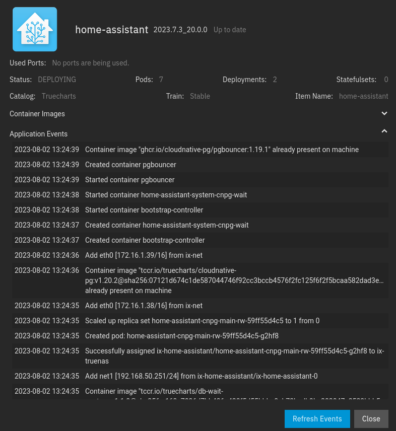 Home Assistant Stops Deploying After Pgbouncer Starts · Issue 11149 · Truechartscharts · Github