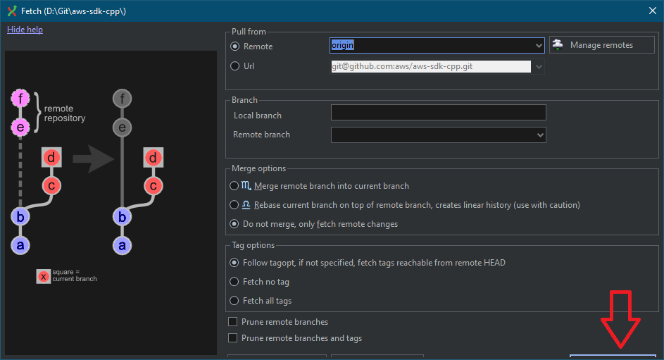 Pull dialog cut-off after a Fetch operation from toolbar · Issue #9779 · gitextensions ...