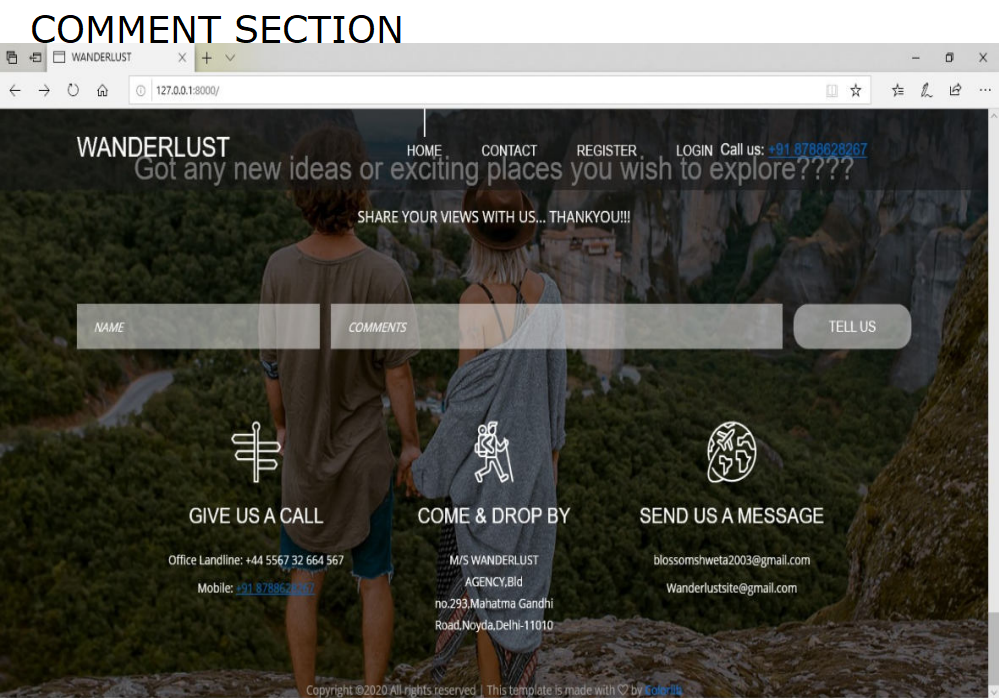 GitHub - Shweta2003/WANDERLUST: Django website