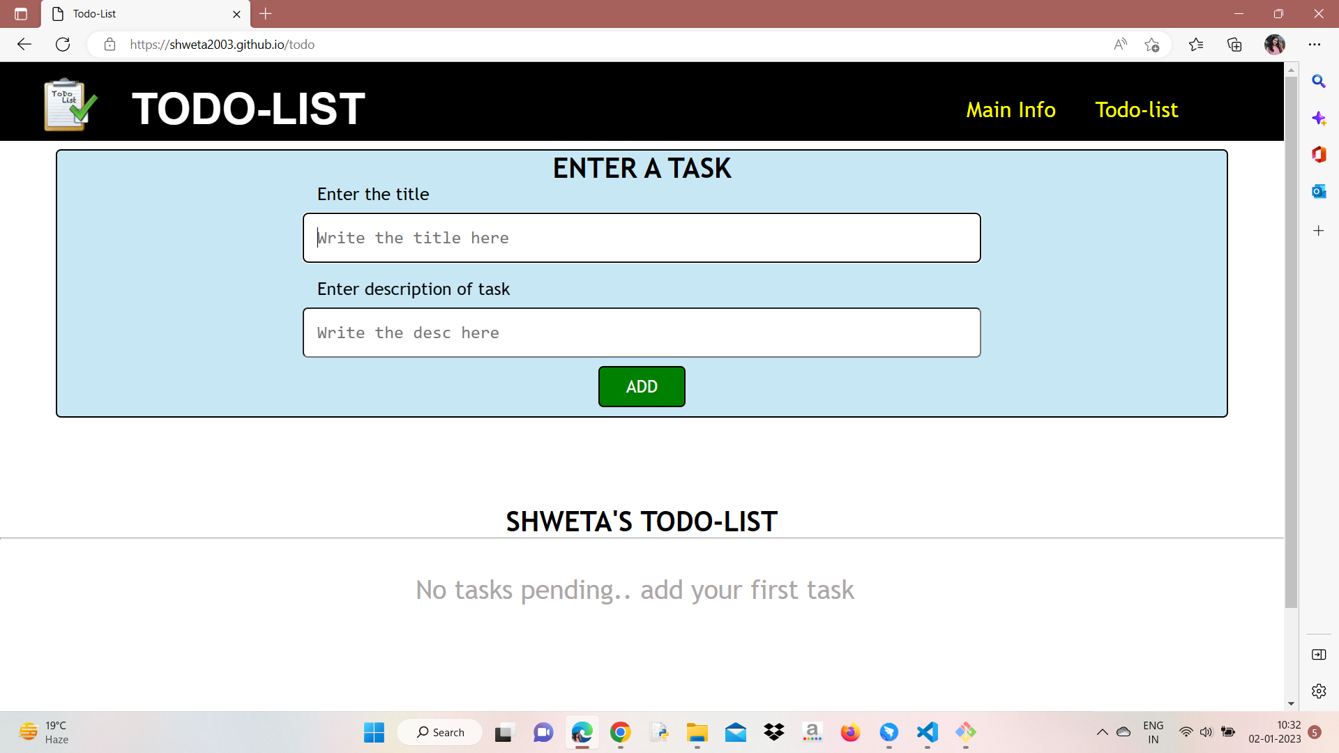 GitHub - Shweta2003/todo-list