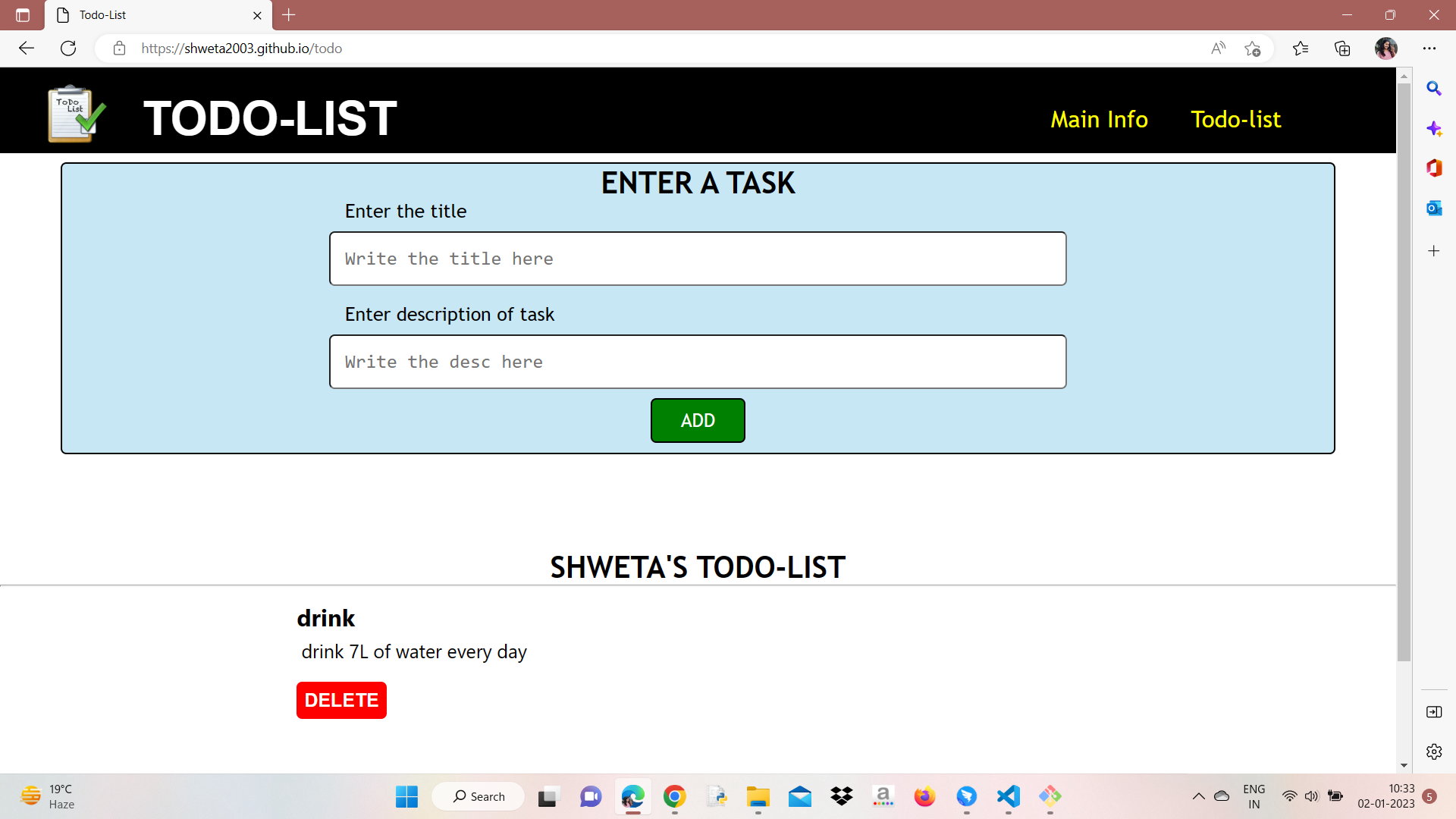 GitHub - Shweta2003/todo-list