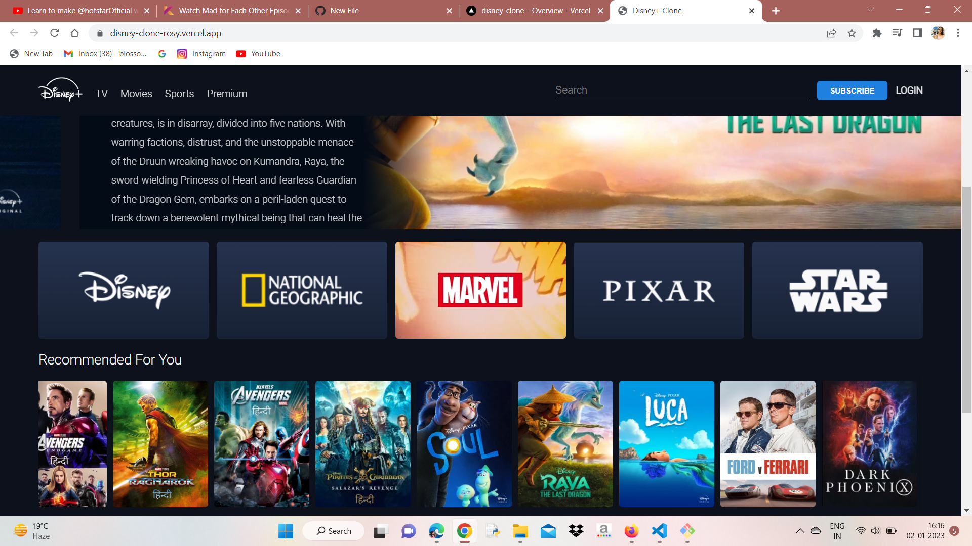GitHub - Shweta2003/Disney-Clone