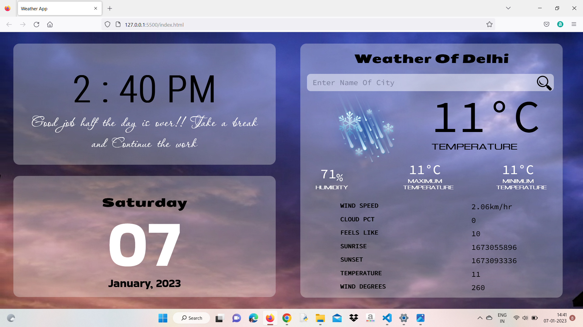 GitHub - Shweta2003/Weather-App