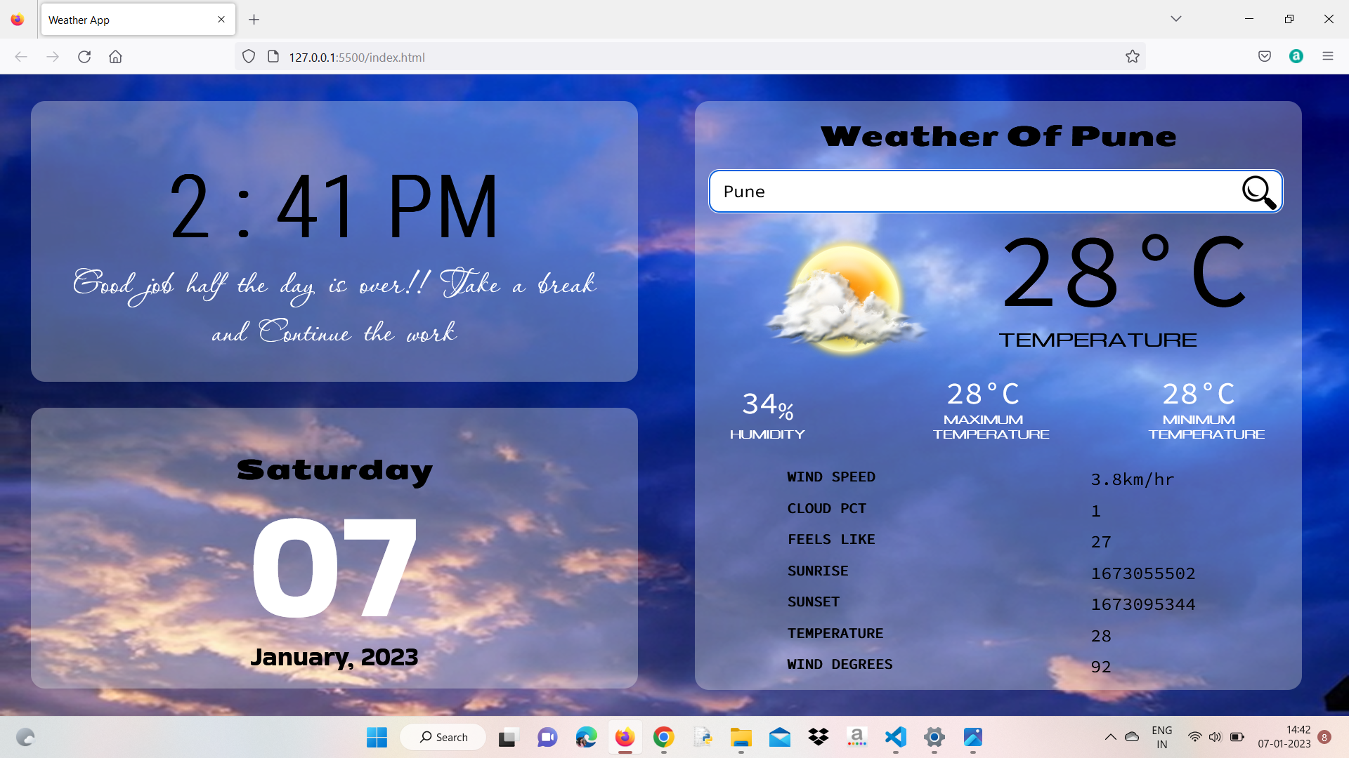 GitHub - Shweta2003/Weather-App