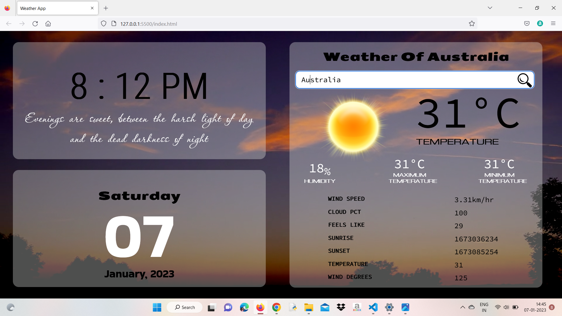 GitHub - Shweta2003/Weather-App