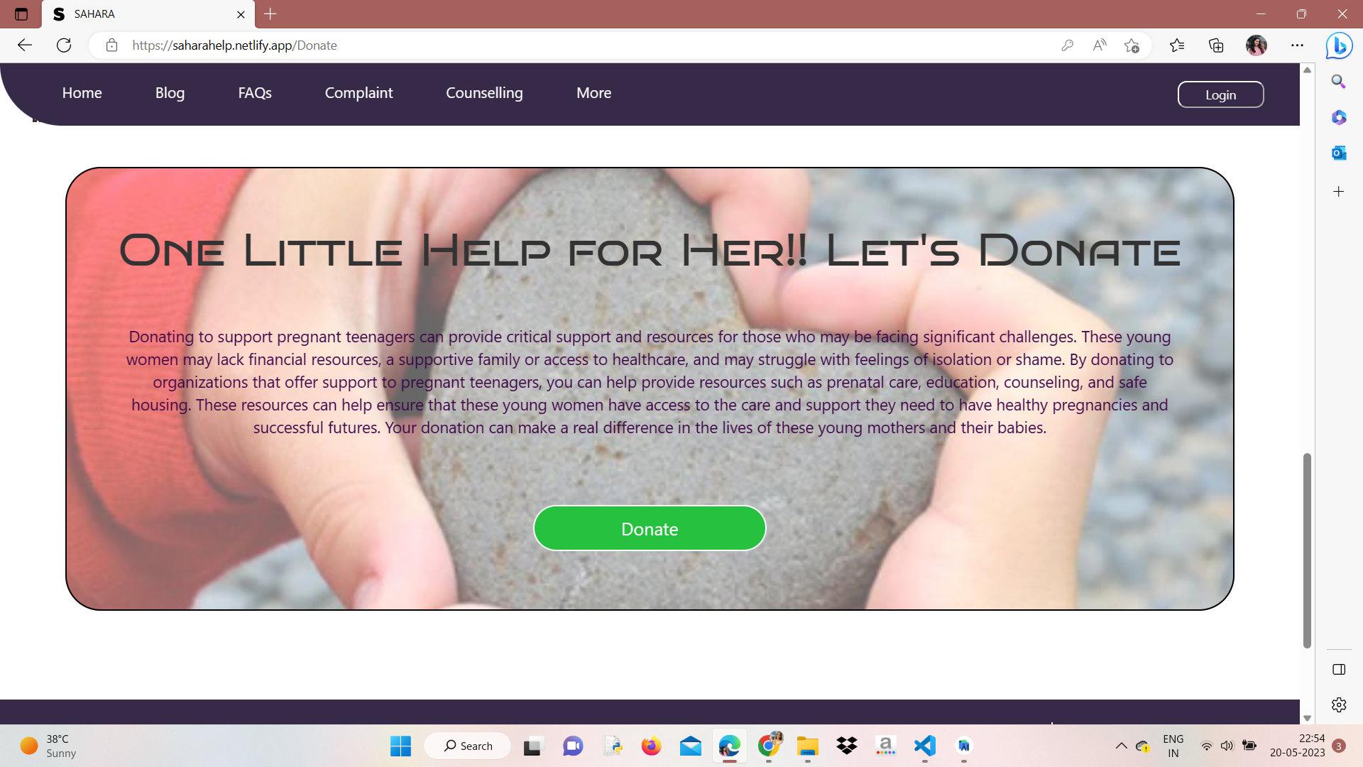 GitHub - abhishekmahajan3711/SAHARA: Teenage Pregnancy Councelling and Guidance Website