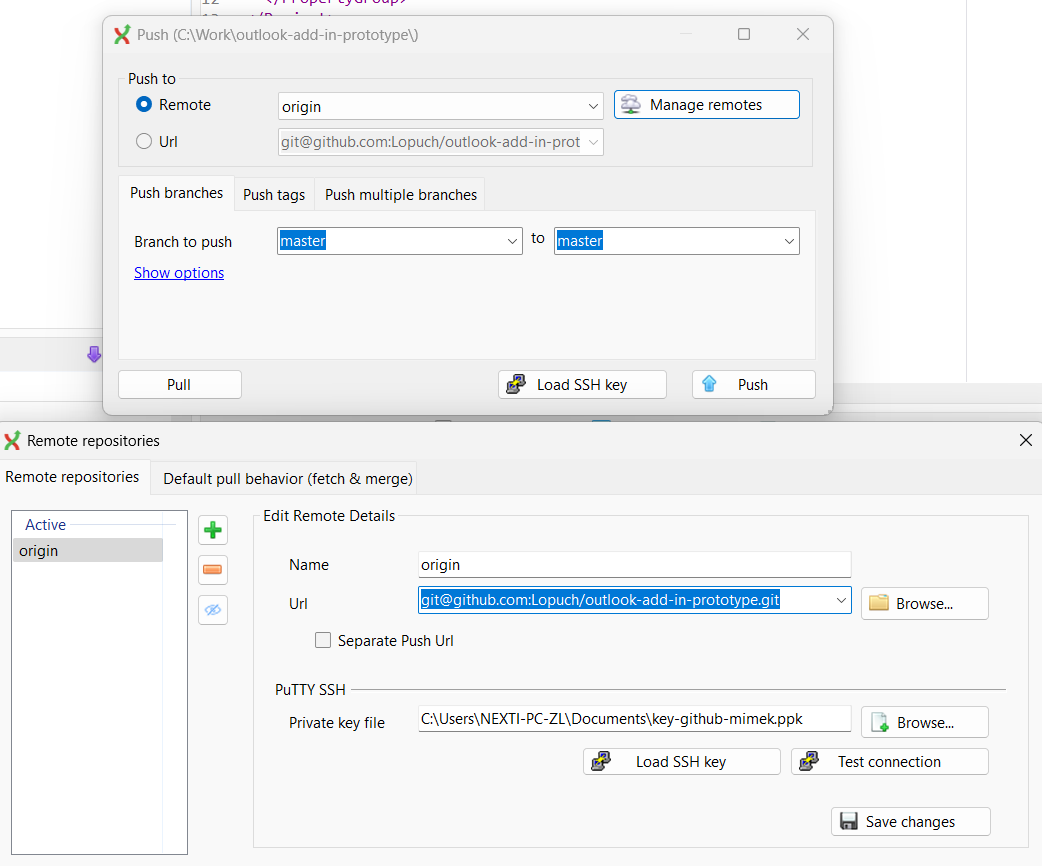 I Cannot Push My Commint To The Github Using Ssh · Issue 10522 · Gitextensionsgitextensions