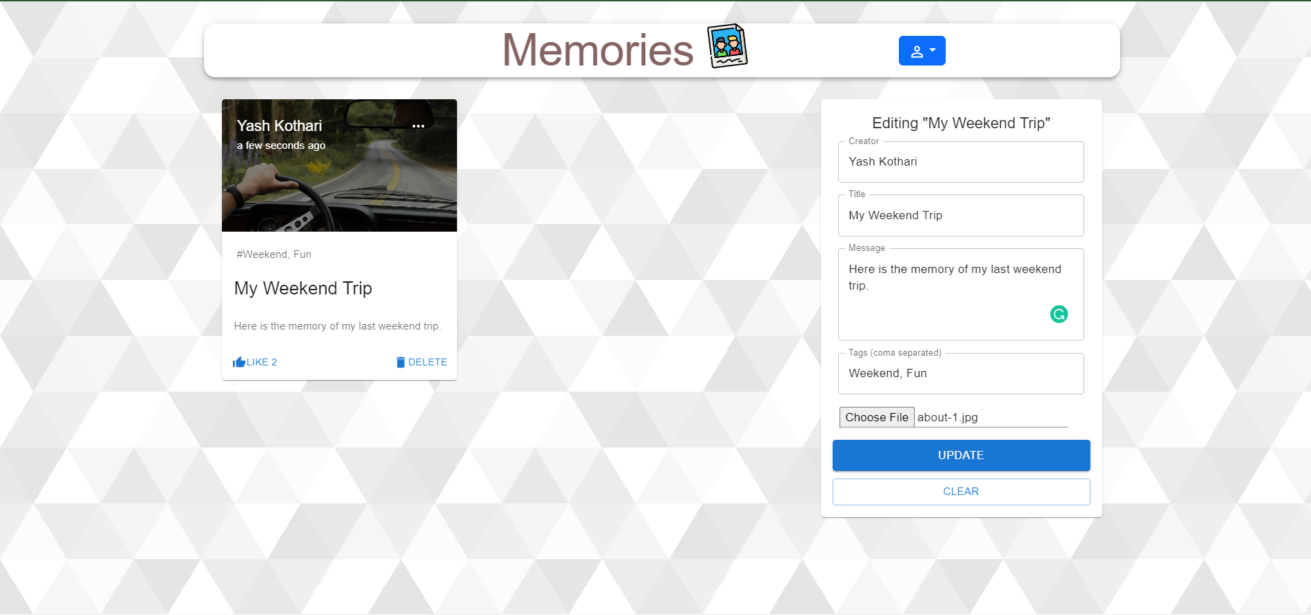GitHub - yash12pixel/TodoMernApp: Todo App developed using React, Redux, Node Js, MongoDB, Docker