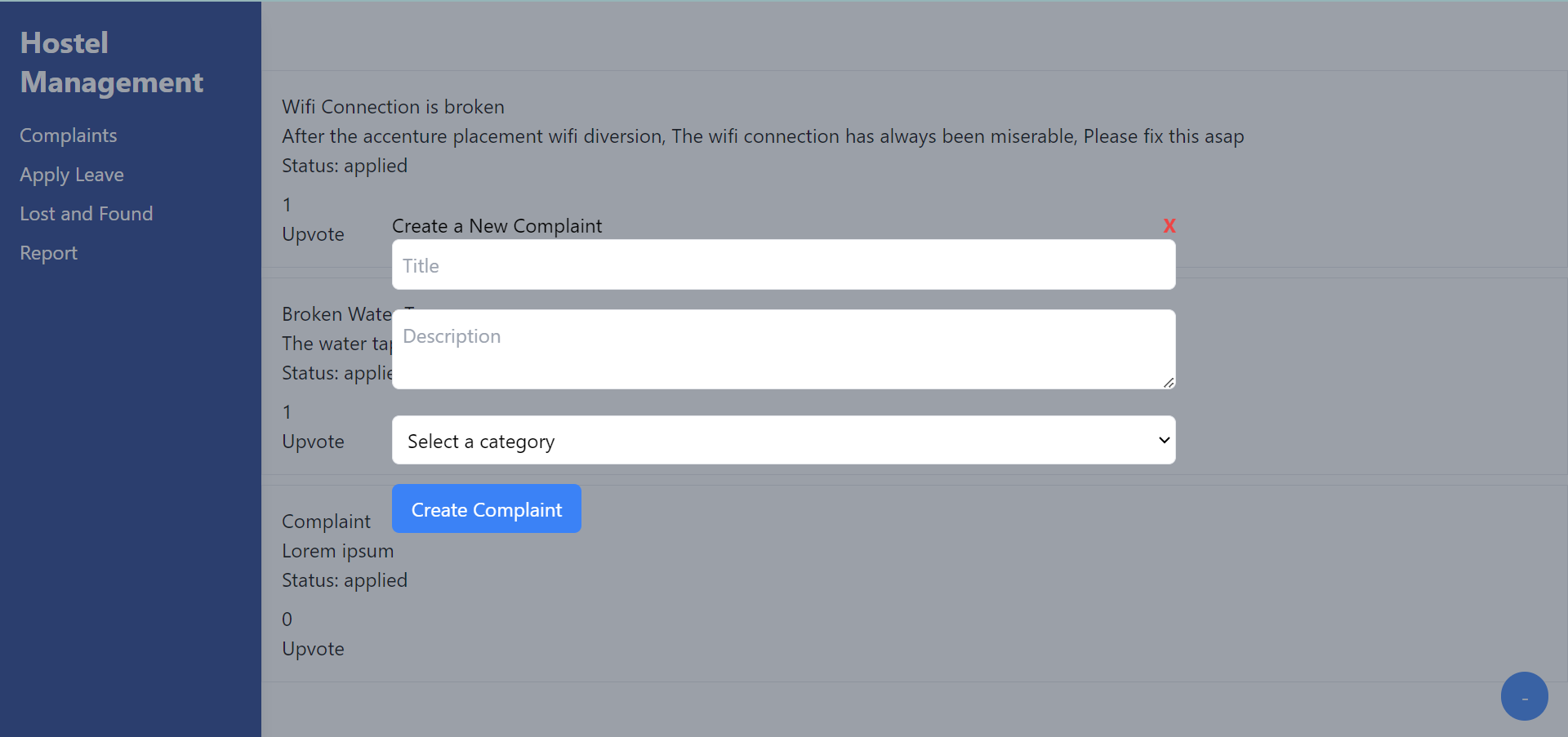 GitHub - iamhariharanvj/hostel-management