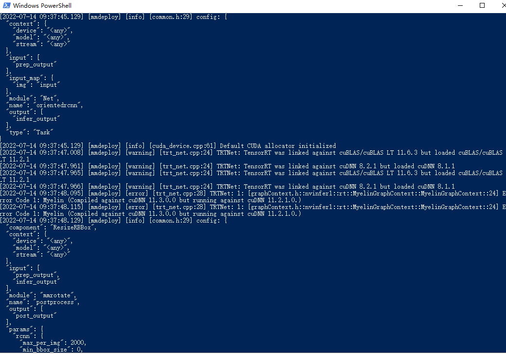 [mmdeploy] [error] [trt_net.cpp:28] TRTNet: 3: [executionContext.cpp::nvinfer1::rt ...