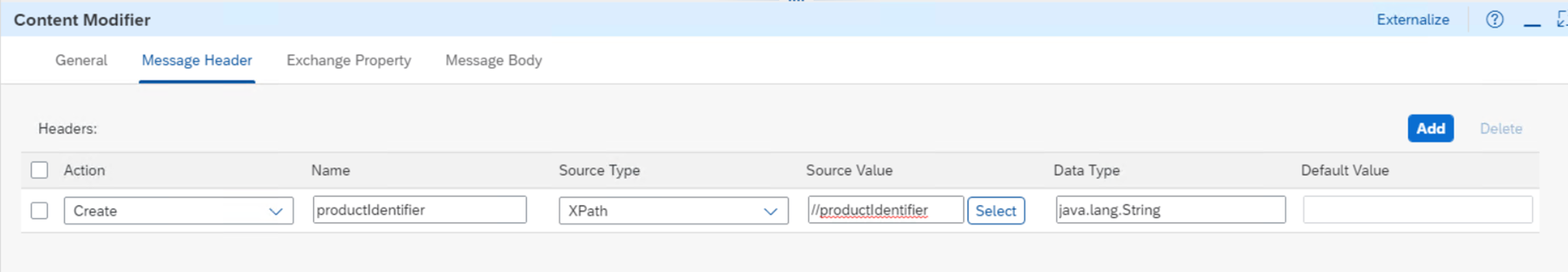 Screenshot for Content Modifier should be changed · Issue #7306 · sap-tutorials/Tutorials · GitHub