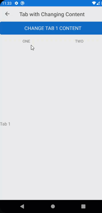 [Bug] Updating TabViewItem Content does not change the displayed content · Issue #560 · xamarin ...