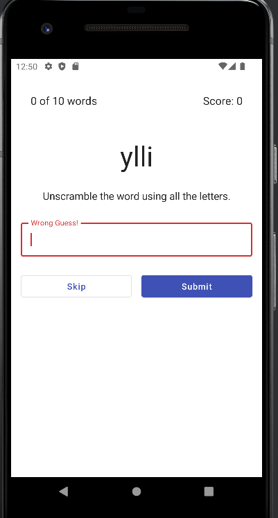 GitHub - umutcansahinn/Unscramble