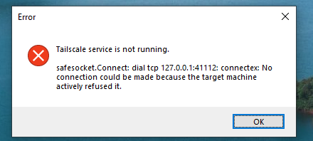 Windows: "tailscale service is not running" · Issue #770 · tailscale/tailscale · GitHub