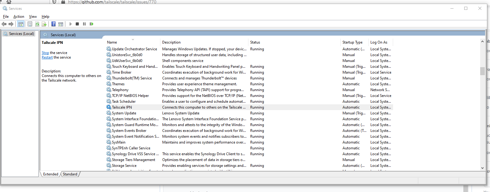 Windows: "tailscale service is not running" · Issue #770 · tailscale/tailscale · GitHub