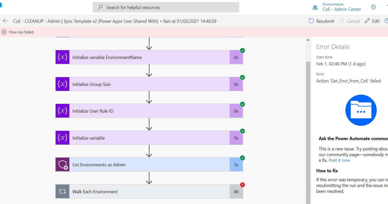 CLEANUP - Admin | Sync Template v2 (Power Apps User Shared With) · Issue #748 · microsoft ...
