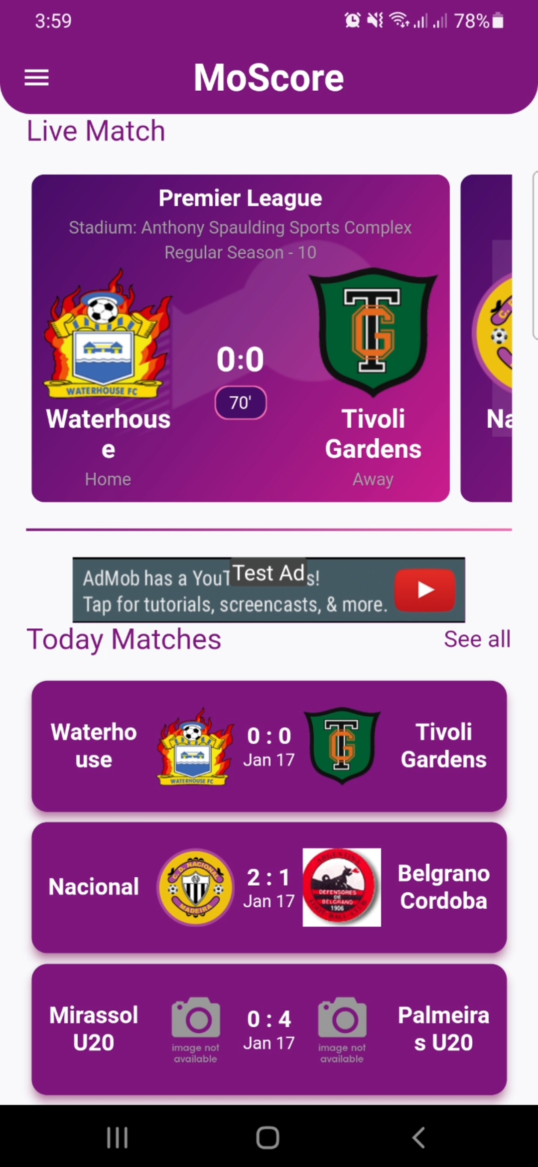 GitHub - mohammedGamal17/MoScore: MoScore is football live application