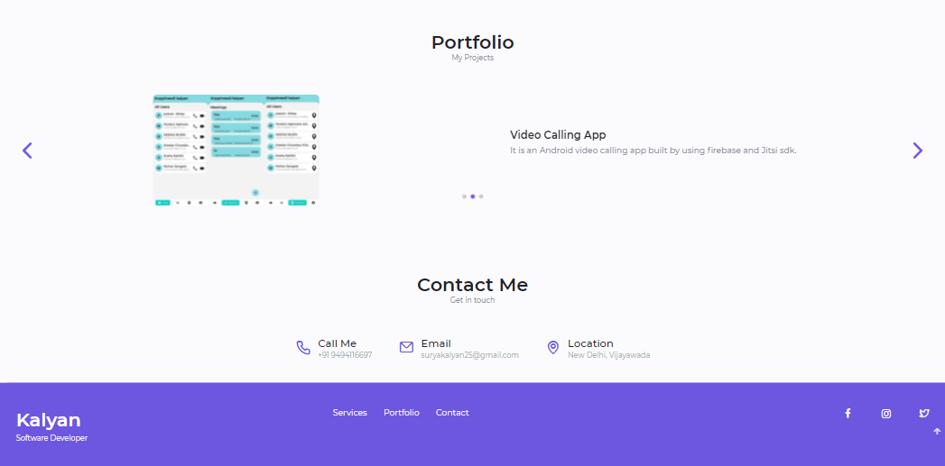 GitHub - ksnvdkalyan/Portfolio-Website: This is a simple personal ...