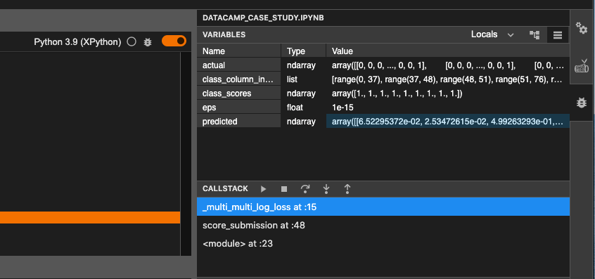 [Debugger] Variables tab/table view issue · Issue #10143 · jupyterlab/jupyterlab · GitHub