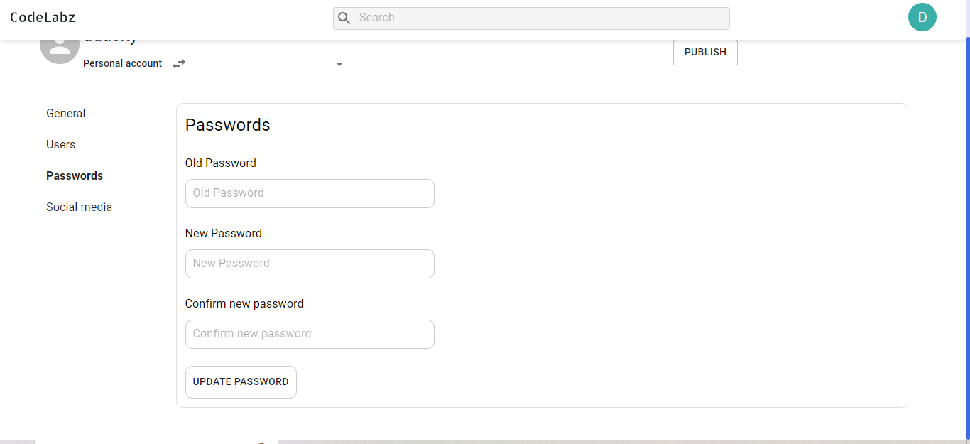 Improved the UI of Organization's Password Page by Deeks900 · Pull Request #504 · scorelab ...