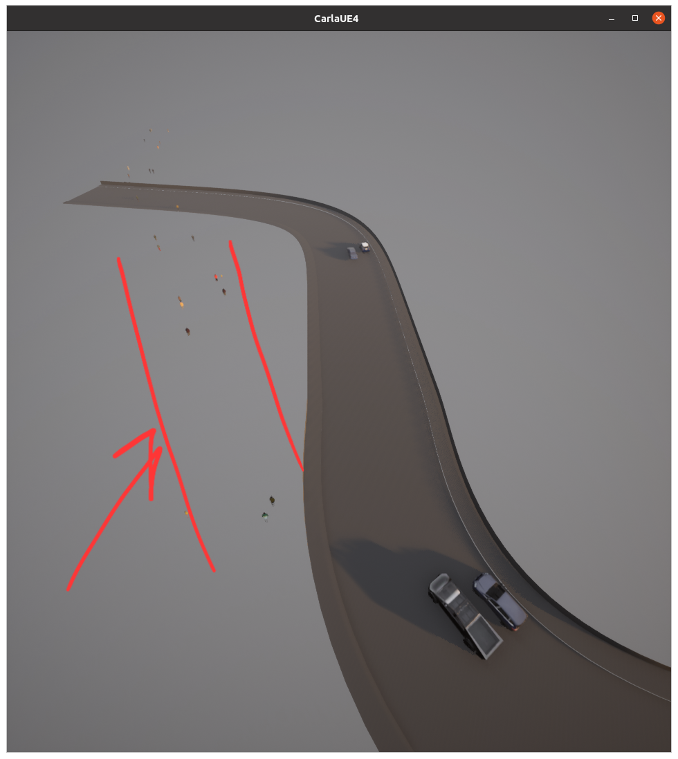 Pedestrian Navigation Issue When Importing Map From Xodr · Issue 5505 · Carla Simulatorcarla