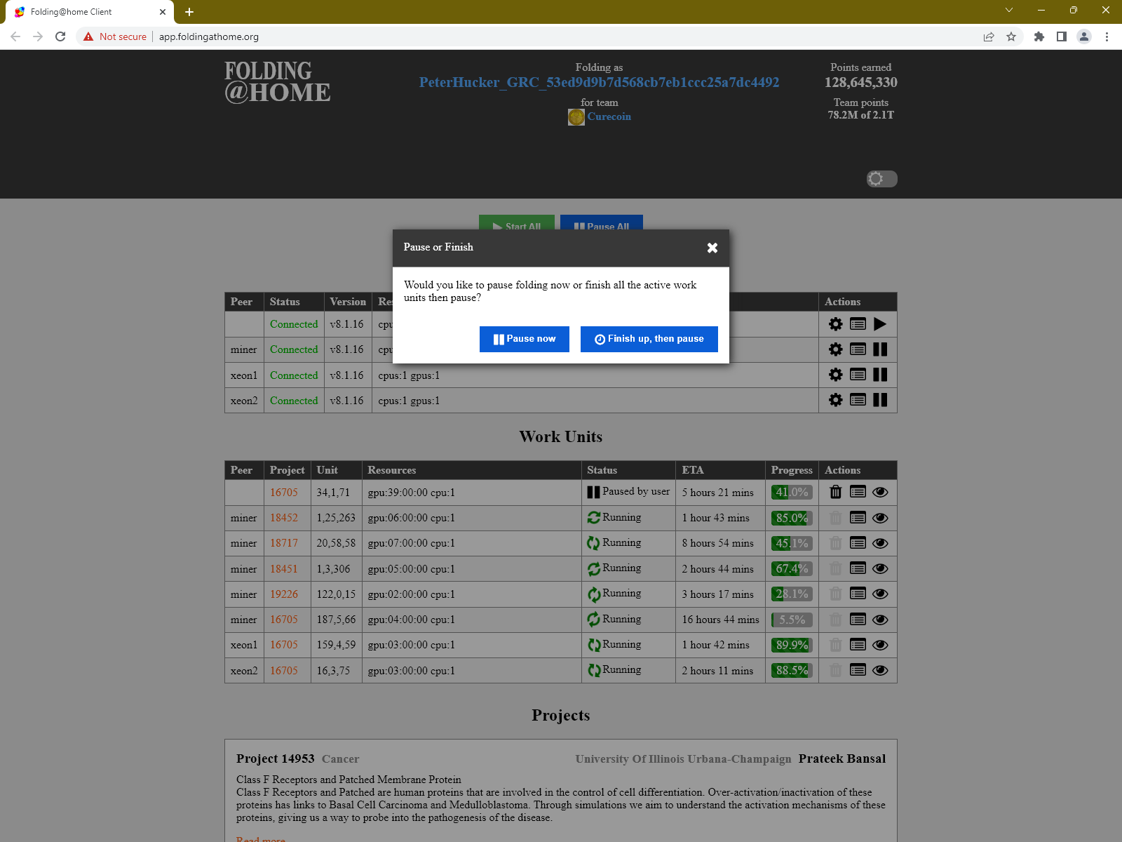 Centre dialog box for pause now or when finished. · Issue #96 · FoldingAtHome/fah-web-client ...