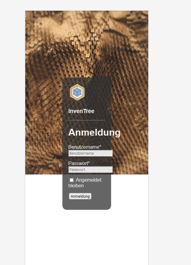 Bug Auth Screens Broken · Issue 2213 · Inventreeinventree · Github 