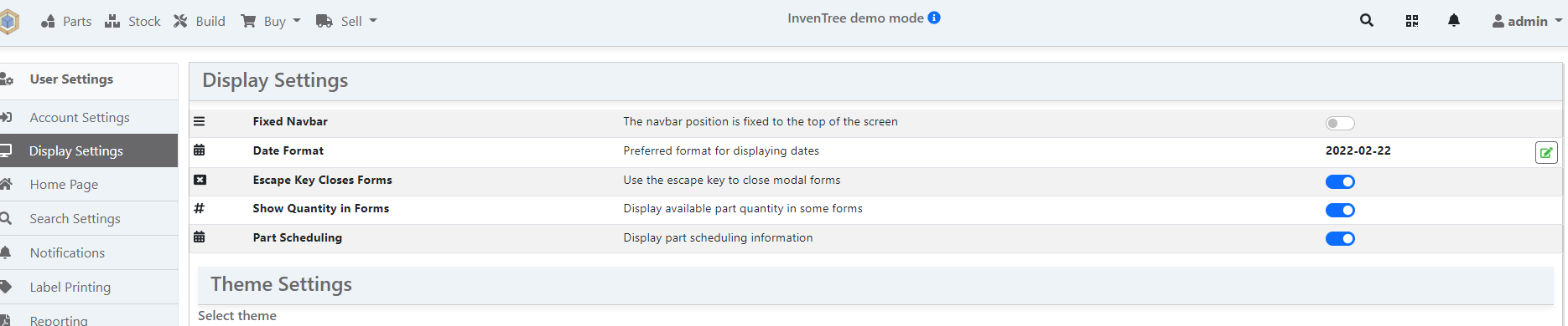 Fr Suggestion For Keyboard Shortcuts Eg Esc As Cancel · Issue 3647 · Inventreeinventree 
