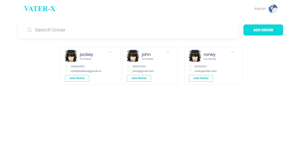 GitHub - pranita09/vater-x: Cab Management App
