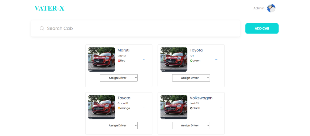 GitHub - pranita09/vater-x: Cab Management App