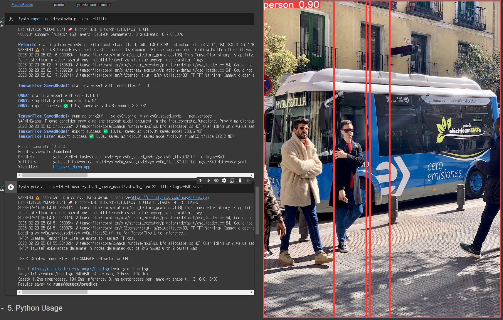 Boxes not displayed correctly in tf model · Issue #1059 · ultralytics/ultralytics · GitHub