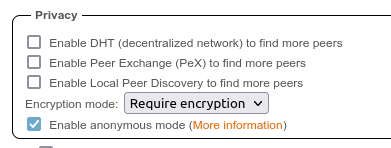 qBittorrent listening on TCP and UDP when TCP only set in options ...