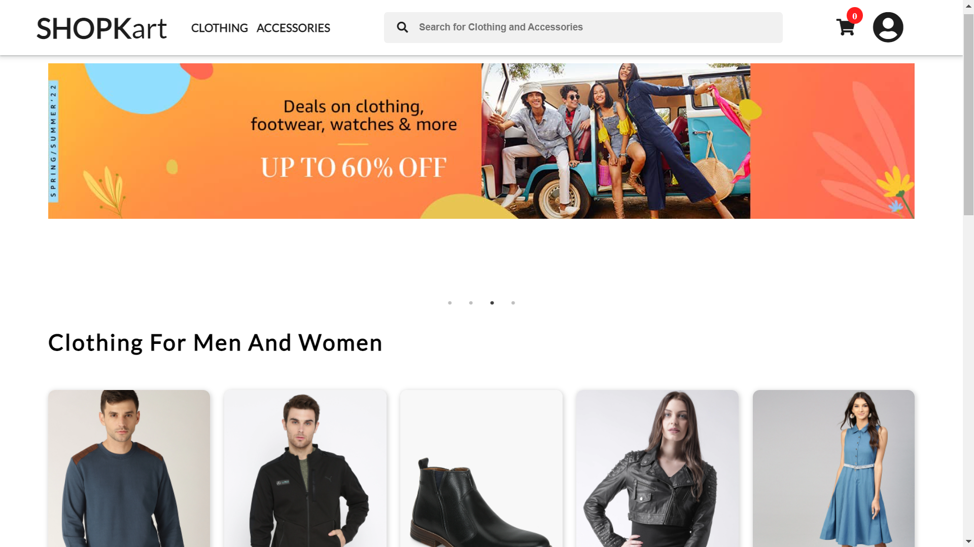 GitHub - iammihirraj/SHOPKart: It is a sample of E-Commerce website using HTML, CSS, JavaScript ...