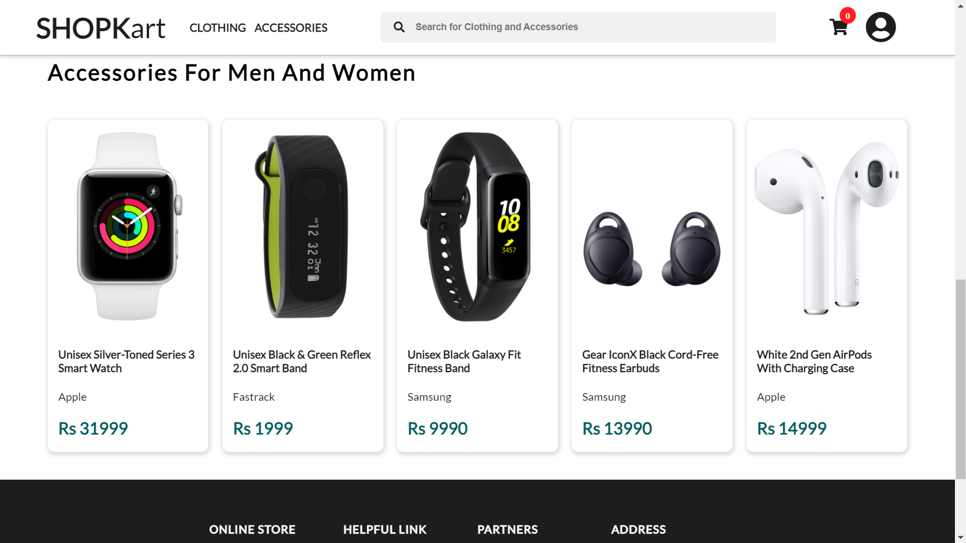 GitHub - iammihirraj/SHOPKart: It is a sample of E-Commerce website using HTML, CSS, JavaScript ...
