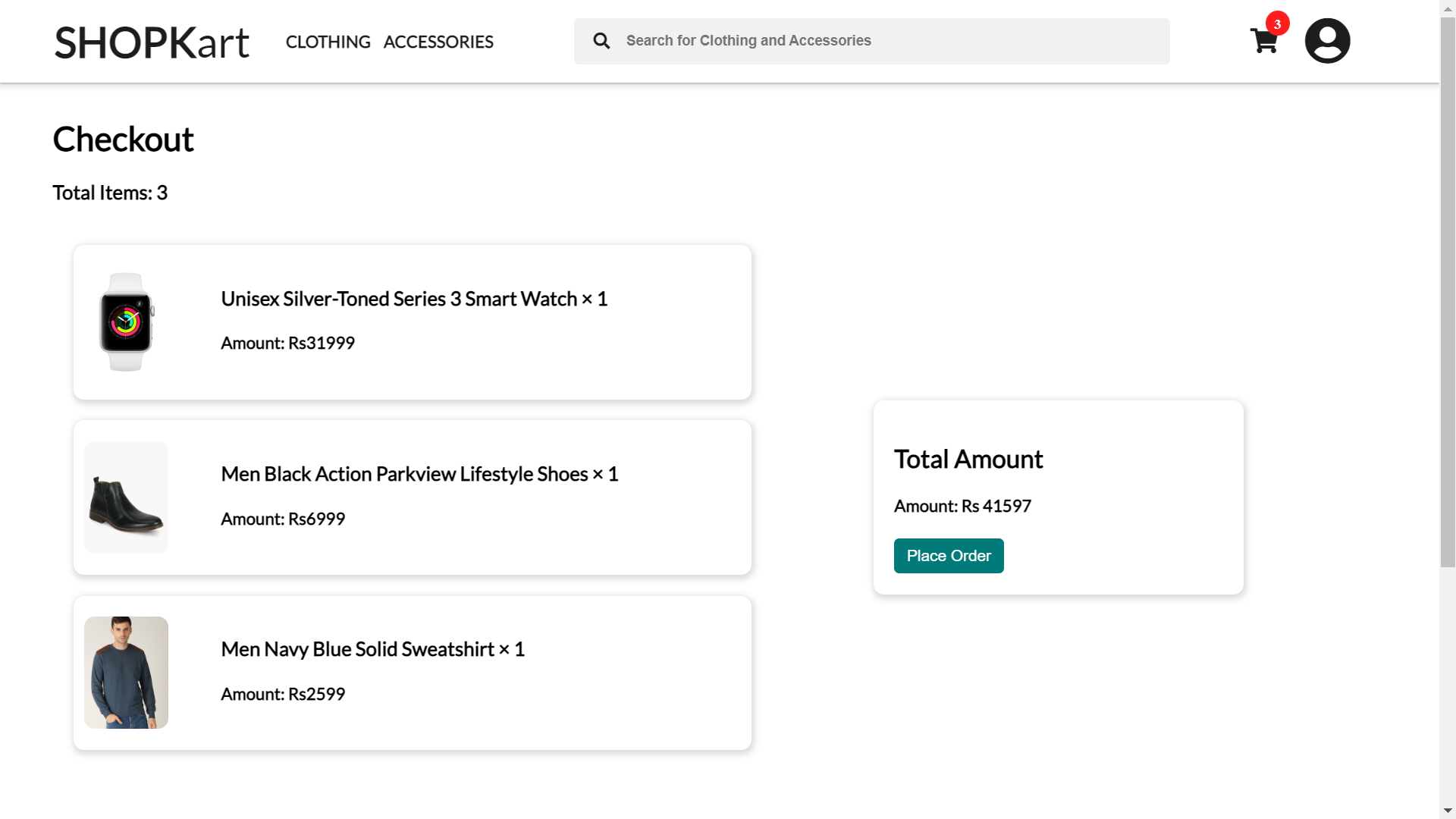 GitHub - iammihirraj/SHOPKart: It is a sample of E-Commerce website using HTML, CSS, JavaScript ...