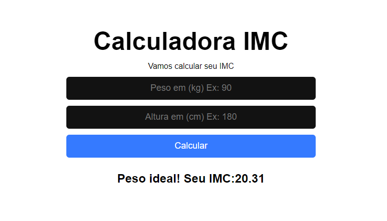 GitHub - Victor-als/IMC-calc: calculadora IMC com react