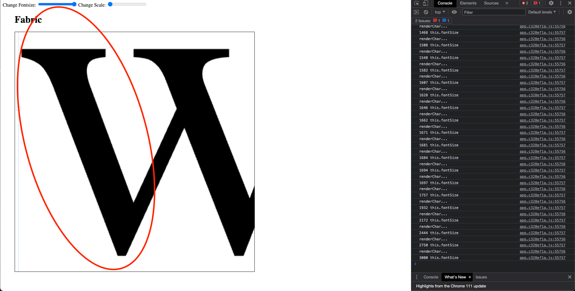 [CACHING]: IText/Textbox is blurry when have too big fontsize or too big scale · Issue #8792 ...